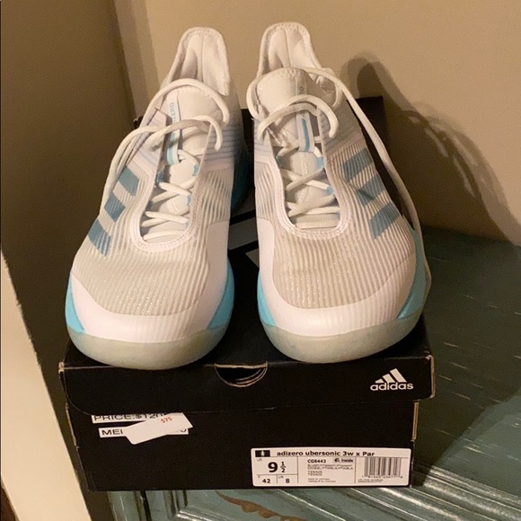 adidas | Shoes | Adidas Ubersonic Parley Womens Tennis Shoes Sz 95 ...